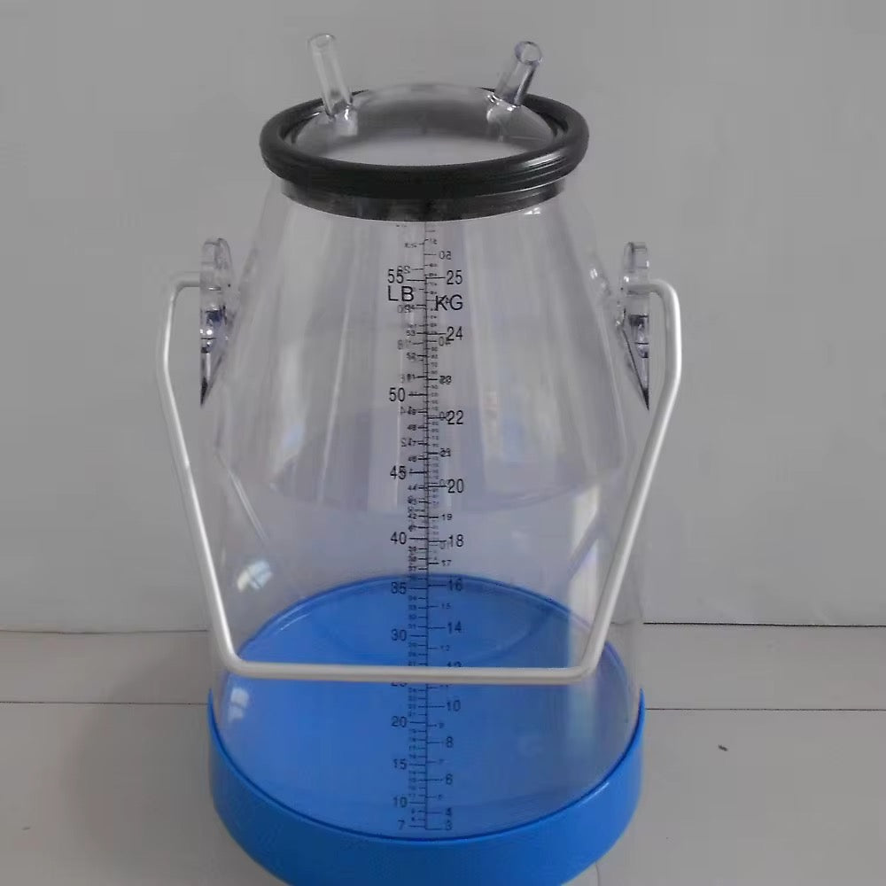 25 Litter Durable Milking Cane Milk Bucket Container with Let forDairy ...