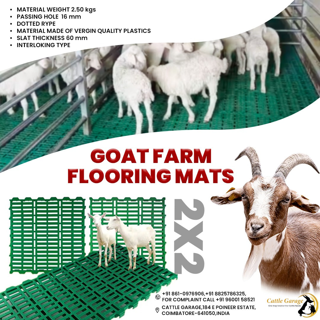 CG - 2/2 Slatted Plastic Farm Floor Mat – Cattle Garage